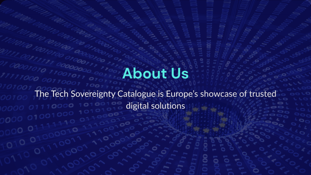 About - Tech Sovereignty Catalogue